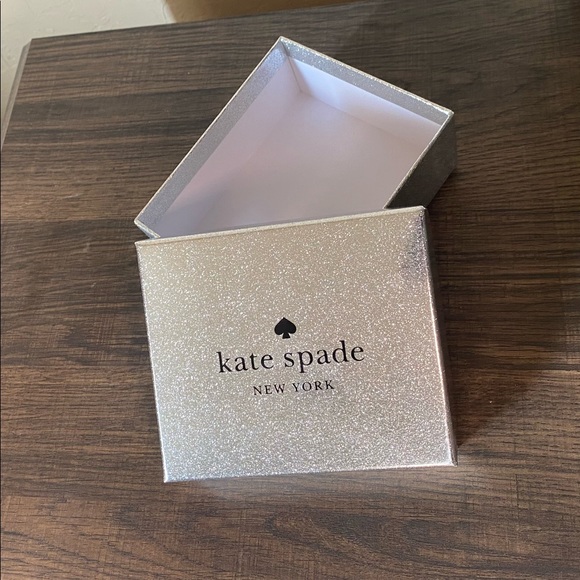 kate spade | Jewelry | Kate Spadeauthentic Silver Glitter Gift Box New ...